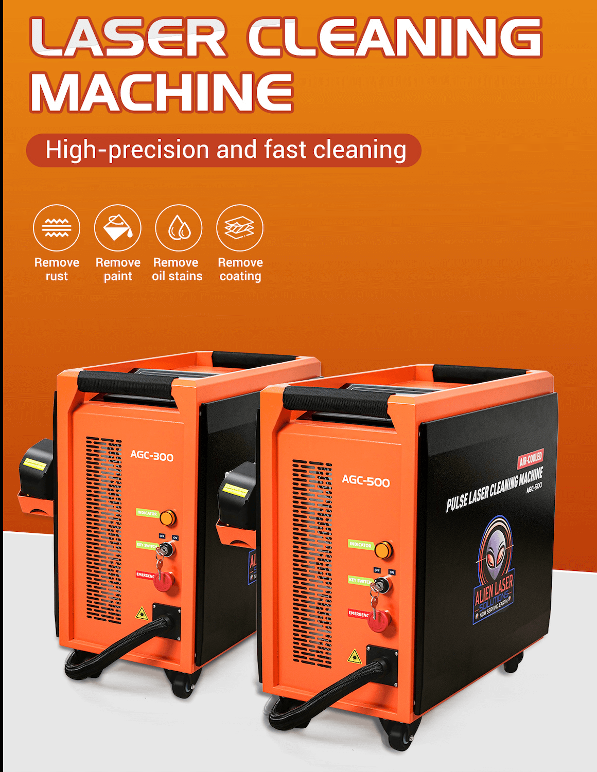 EcoPulse Laser Cleaners | Alien Industrial Machines